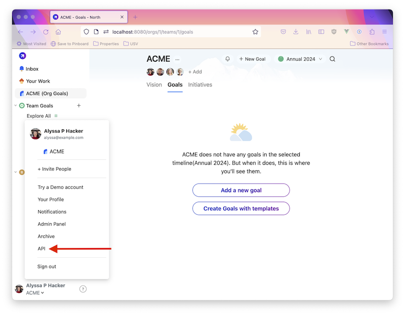 North API - The North